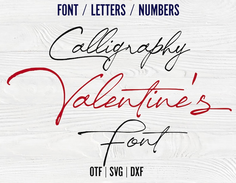Cursive Font Svg Otf Calligraphy Letters SVG Alphabet - Etsy
