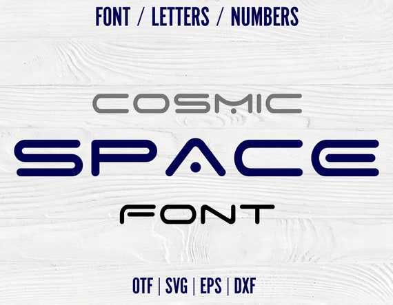 Space Font Otf Space Svg Letters Cricut Space Letters SVG - Etsy Australia