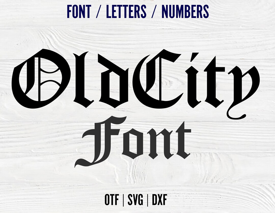 Old City Font Svg Decorative Letters SVG Alphabet Decorative Font OTF ...
