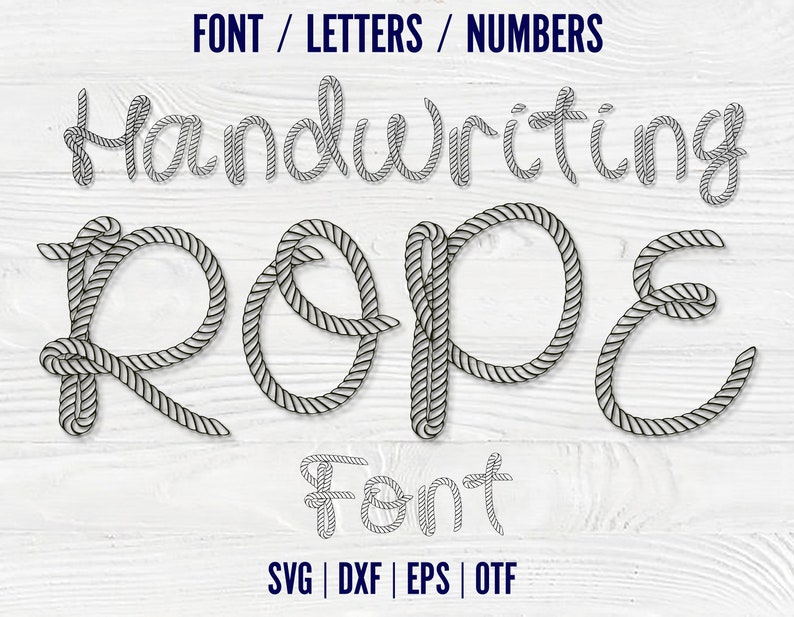 Cowboy Rope Fonts Bundle Handwriting Font Svg Rope Font Otf - Etsy