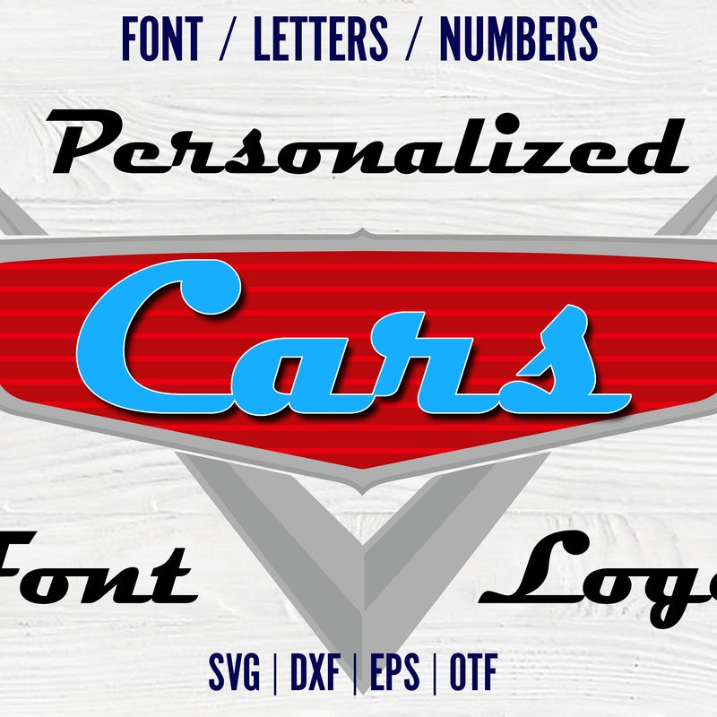Cars Letters - Etsy