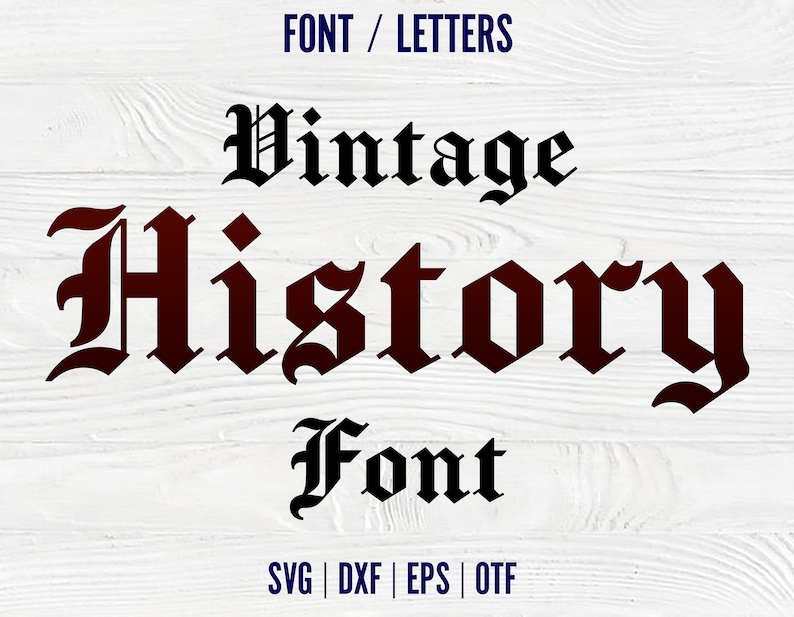 Old History Font Svg Decorative Letters SVG Alphabet Decorative Font ...