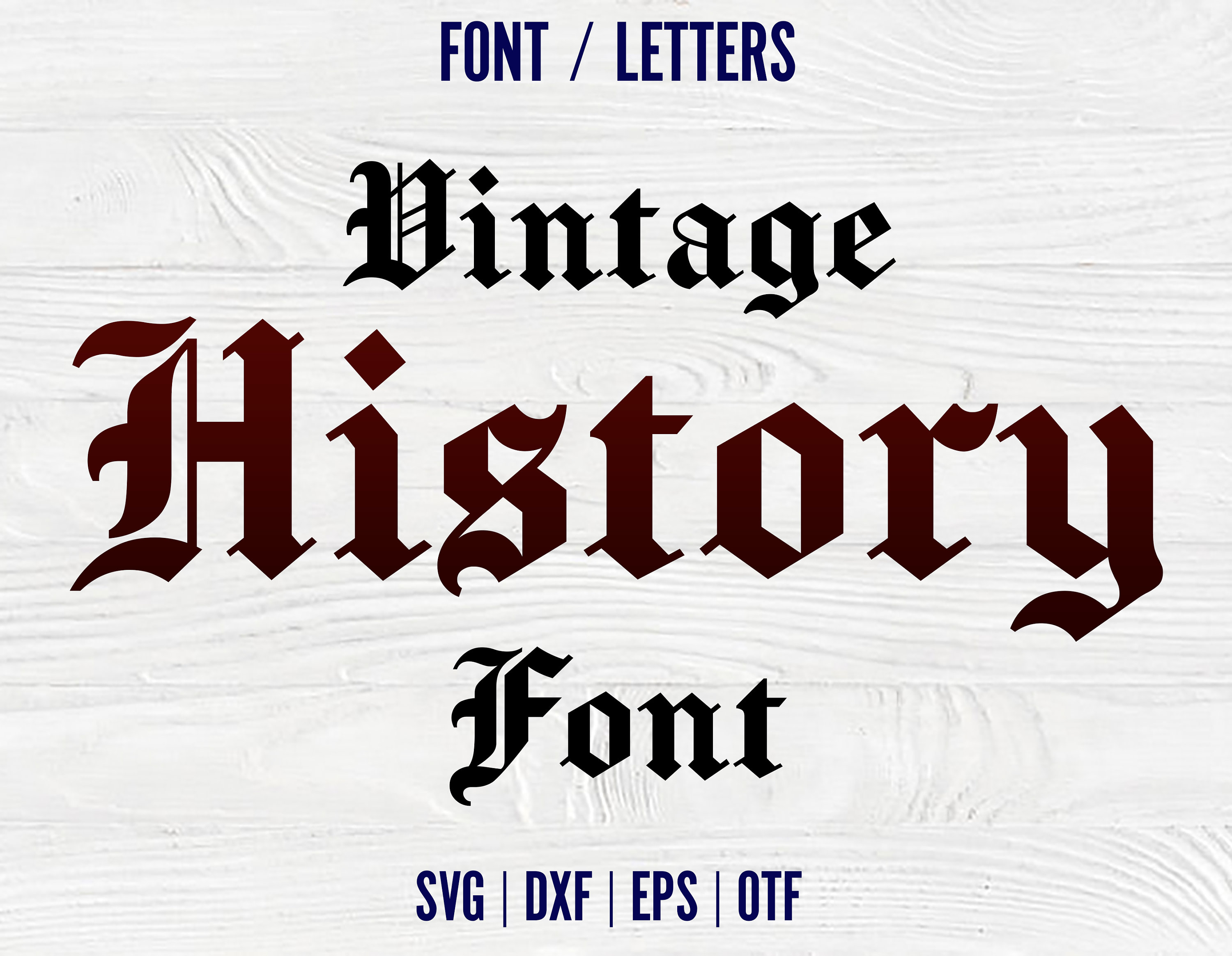 Old Letters Font