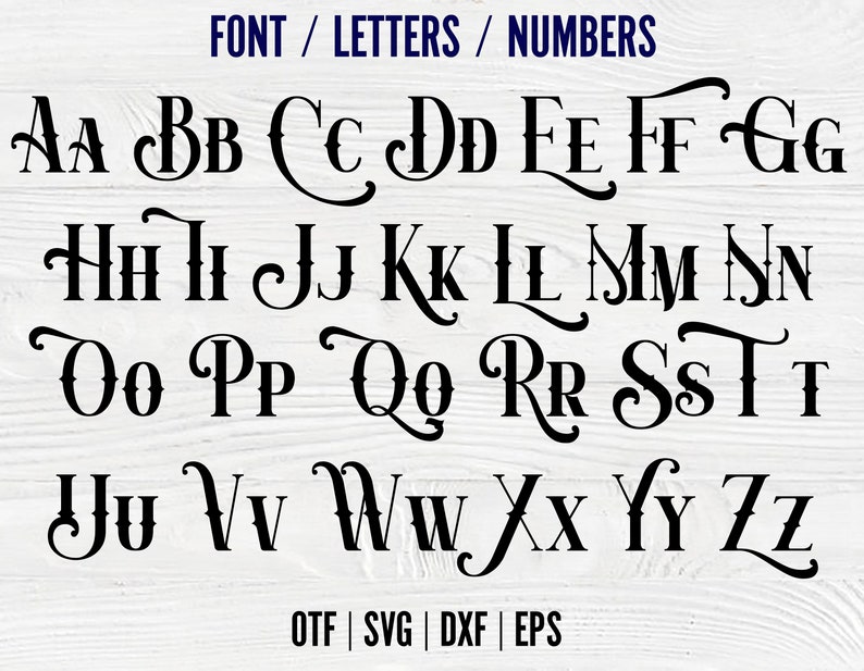 Western Font OTF Western Letters SVG Cricut Cowboy Font Svg - Etsy
