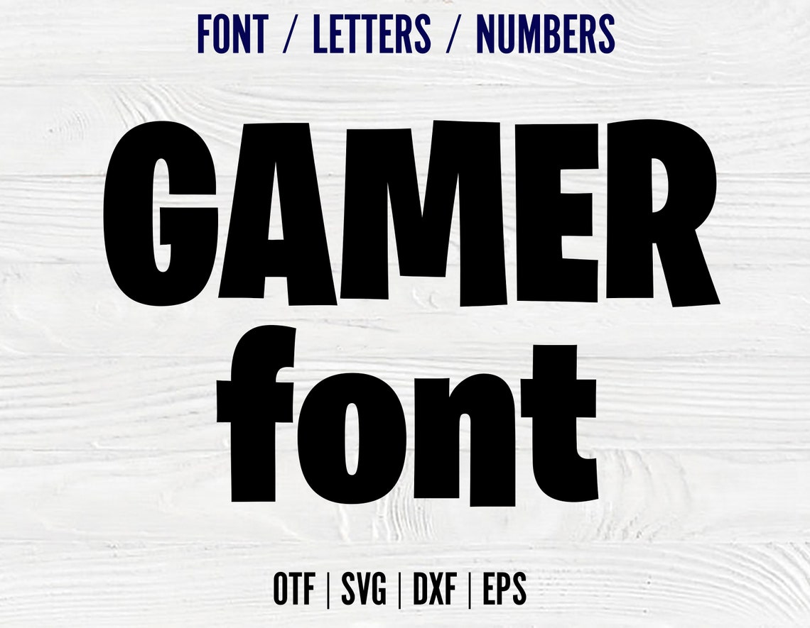 Gamer Svg Letters Cricut Cut Gamer Font Otf Video Game Font Svg ...