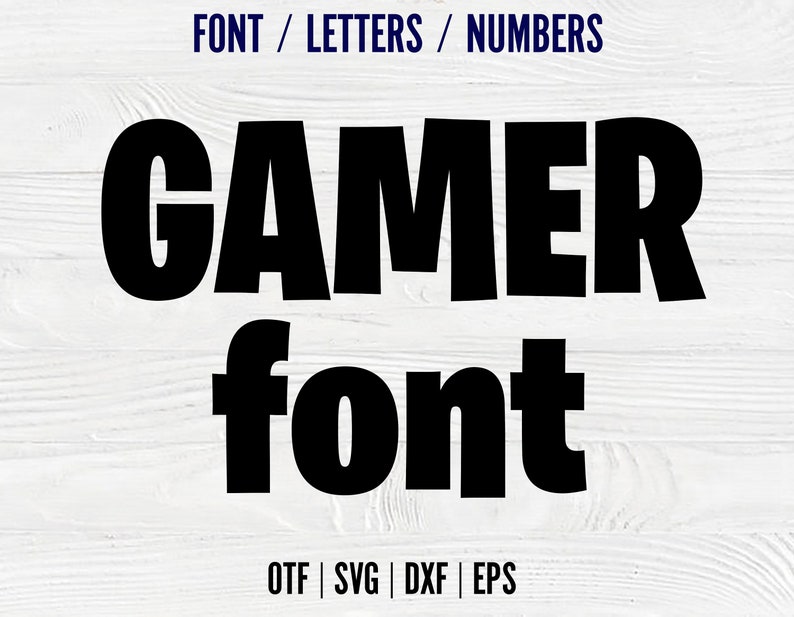 Gamer Svg Letters Cricut Cut Gamer Font Otf Video Game Font Svg ...