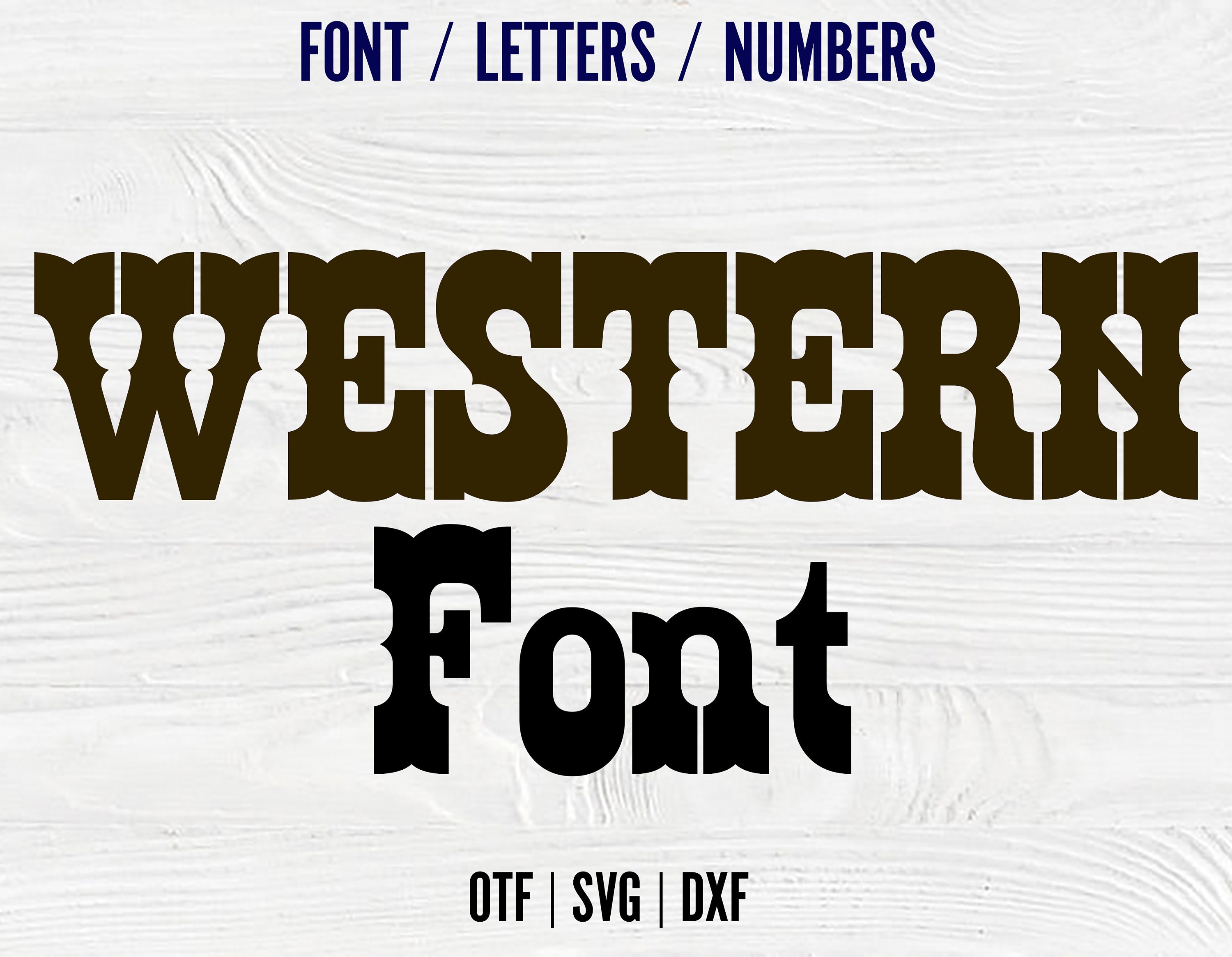 Western Font Otf Western Letters SVG Cricut Cowboy SVG Letters ...