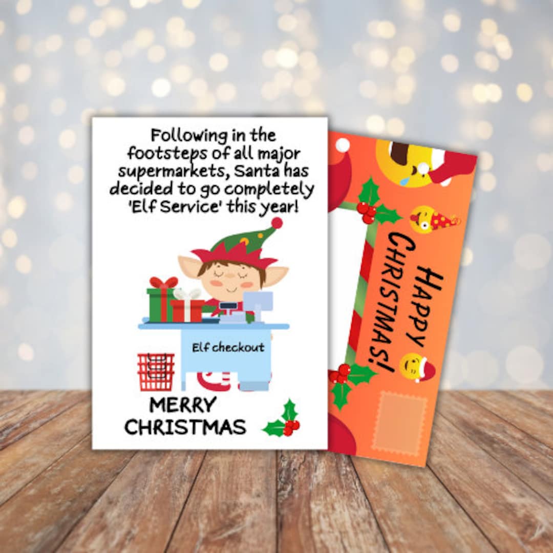 Funny Christmas Card Joke Based on the Fact That All - Etsy UK