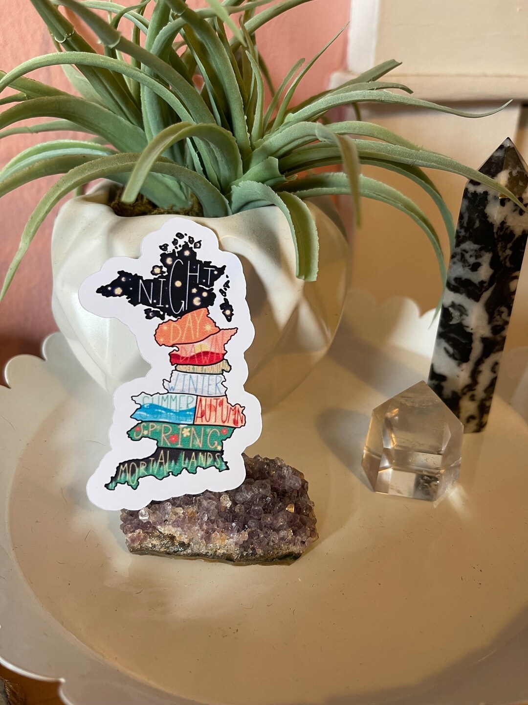 ACOTAR Inspired Prythian Map Vinyl Waterproof Sticker - Etsy