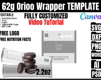 Biscuit Bar Template - Etsy