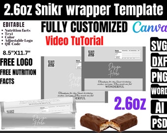 Sneakers Candy Bar Wrapper Template, Sneakers Wrapper Template ...