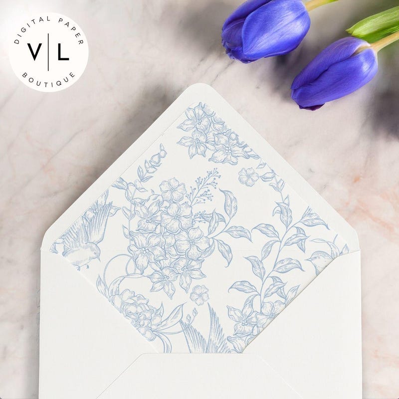 Pretty Envelope Inserts - Etsy