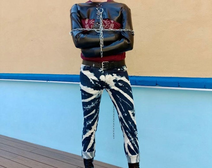 Latex Buckle Strap Jacket - Etsy