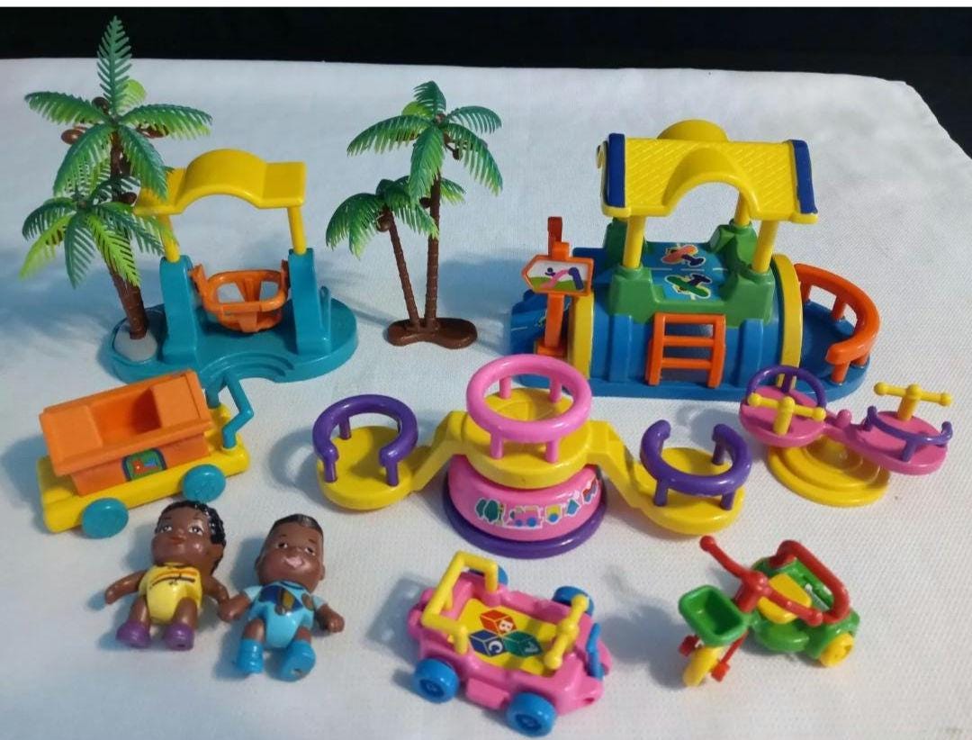 Playground Playset Ray Novelty Toys 2 Dolls & Accessories 1991-94 - Etsy