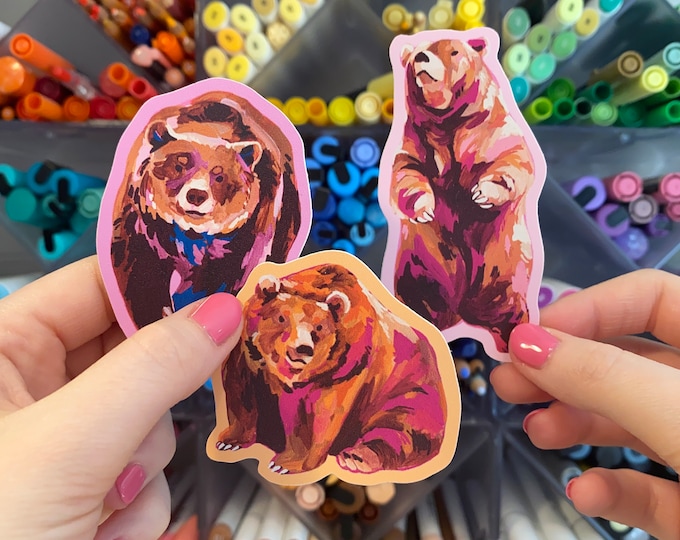 Big 10 Cm Holo Vinyl Sticker bee Spirit Holographic - Etsy