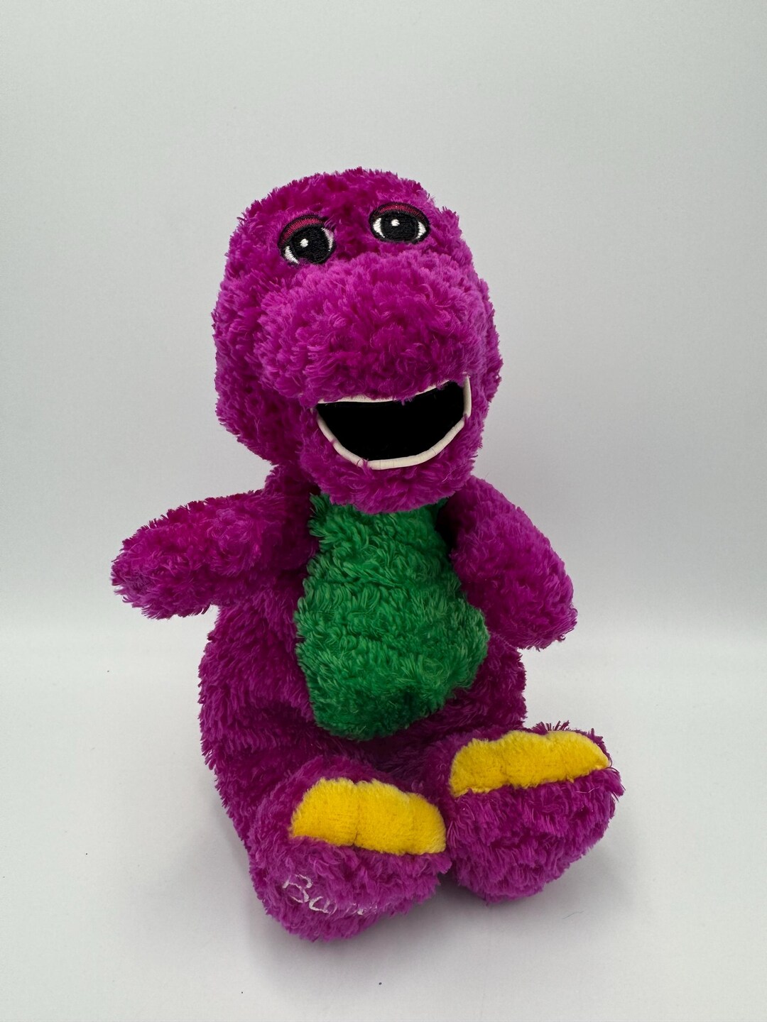 Vintage 2000s Barney Soft Toy by Born to Play, Excellent Purple Dragon ...