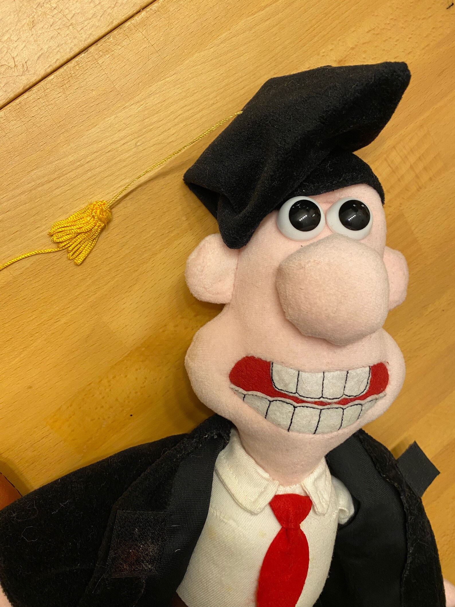 Wallace in Graduation Gown Robes Soft Vintage Plush Toy From Wallace ...