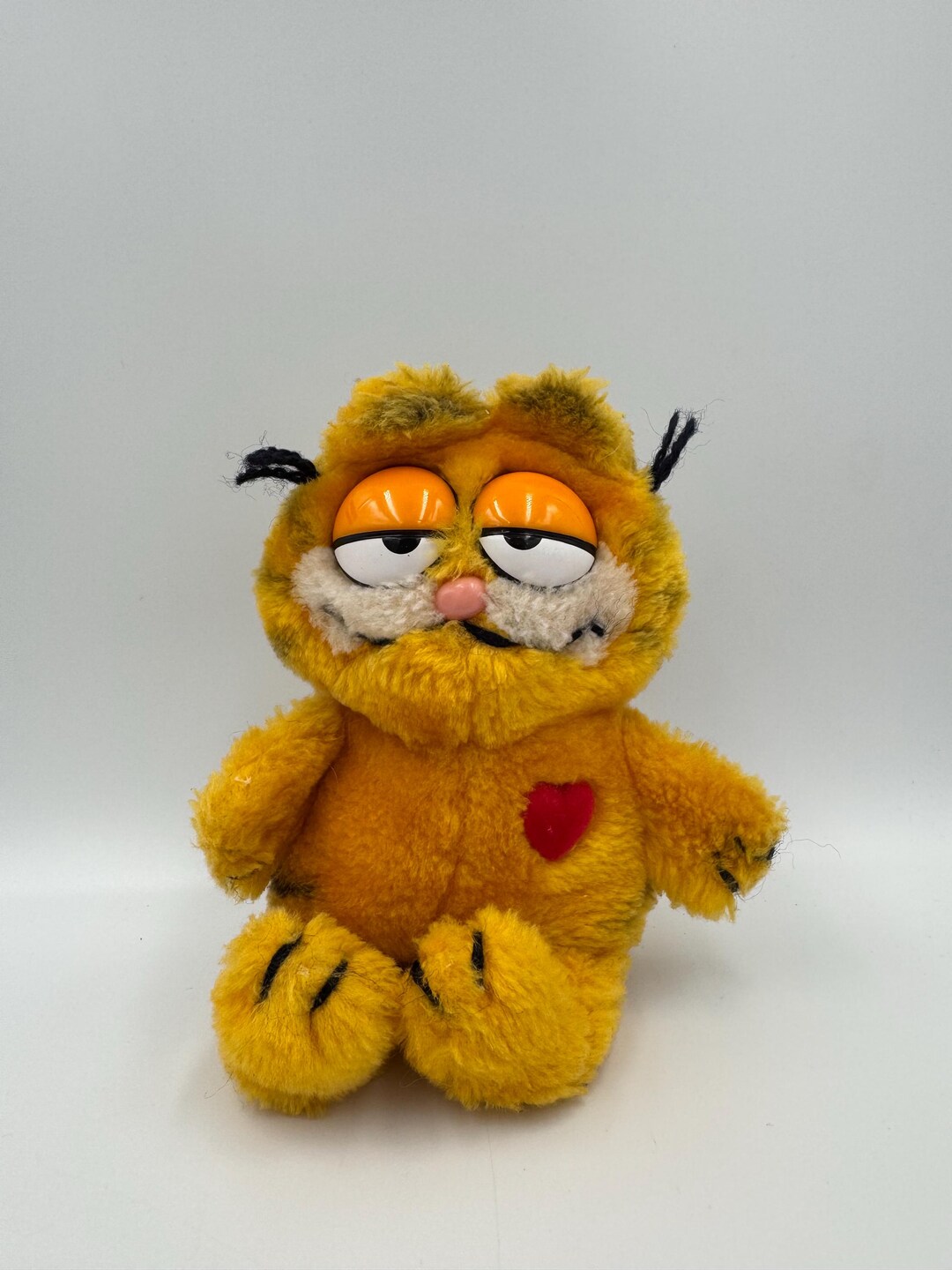 Garfield Miss You With Heart Cat Vintage Retro Soft Plush Toy Made by ...