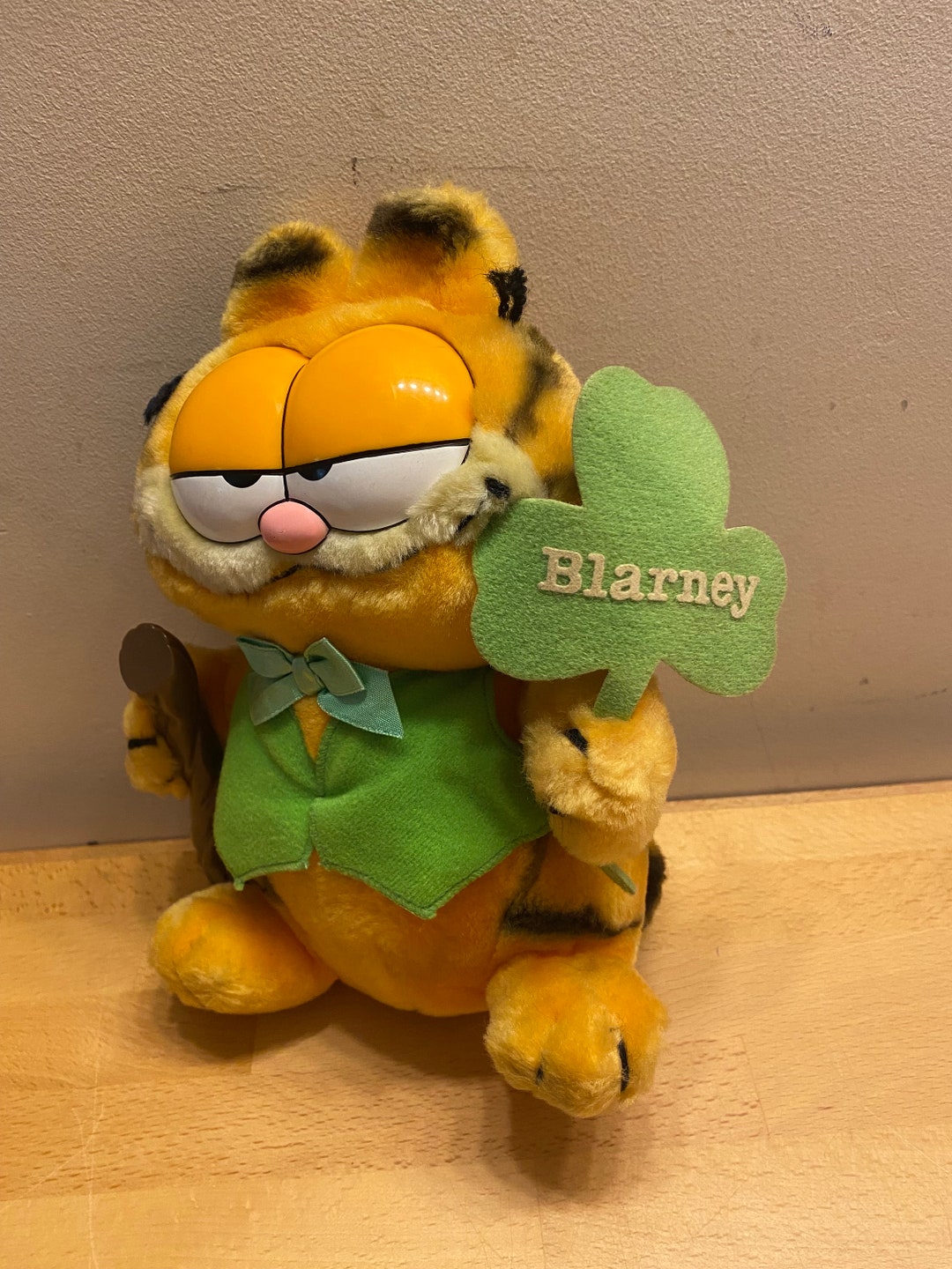 Garfield Irish Clover Leaf Blarney Cat Vintage Retro Soft - Etsy UK