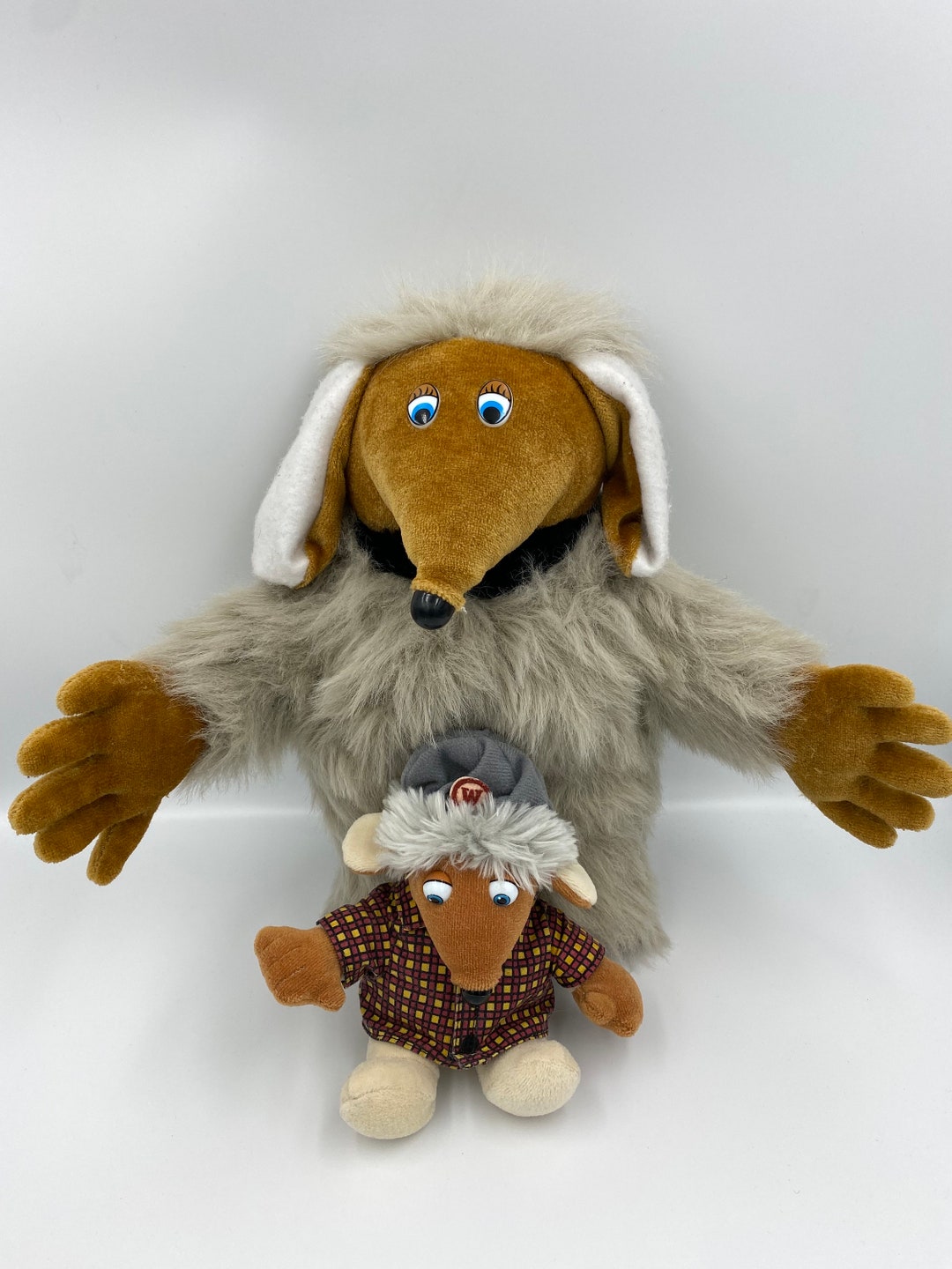 1990 Madame Cholet & 1998 Bungo Womble Soft Plush Toys From Wombles of ...