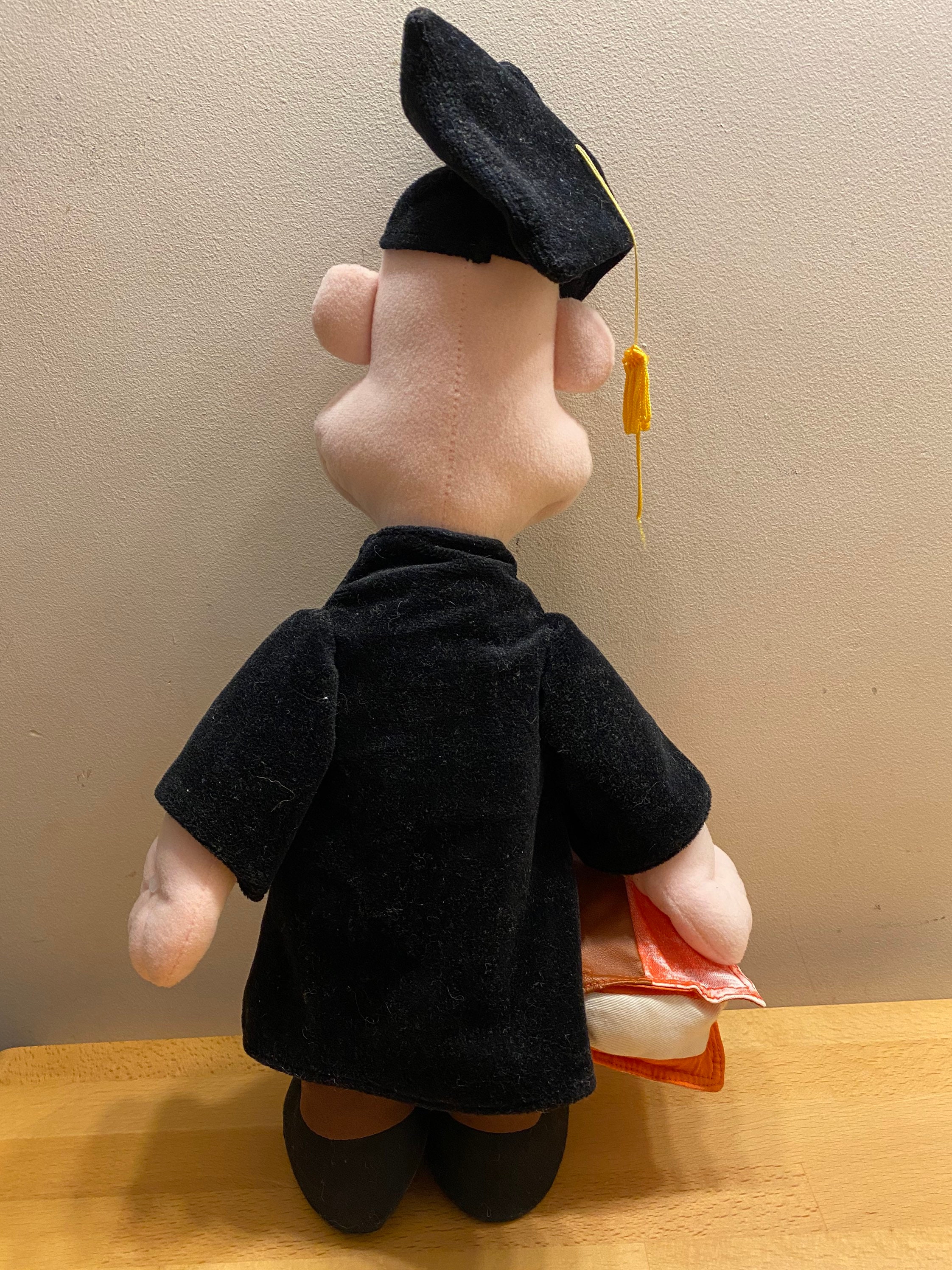 Wallace in Graduation Gown Robes Soft Vintage Plush Toy From Wallace ...