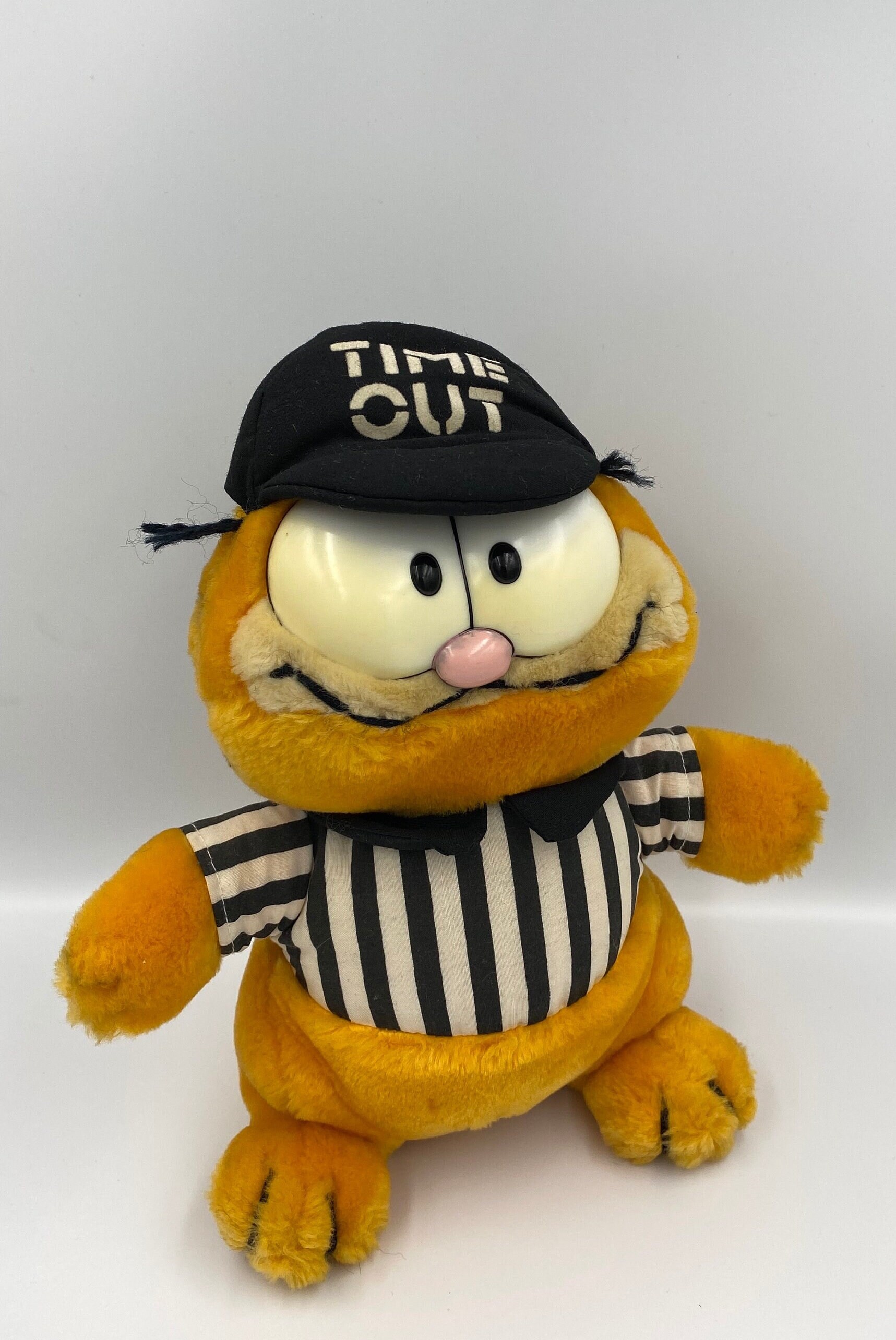 Garfield time Out Referee Cat Vintage Retro Soft Plush Toy Made by ...