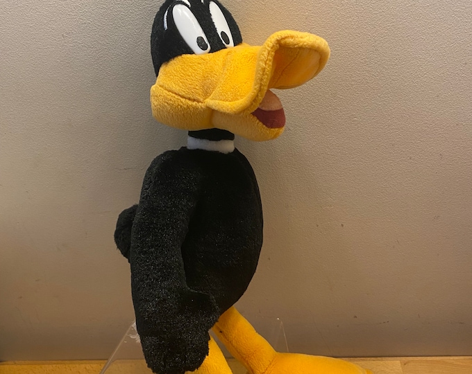 Daffy Duck Looney Tunes Soft Plush Toy, 2000, Warner Brothers, Made by ...