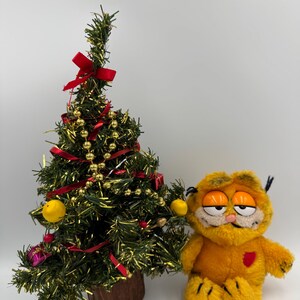 Garfield Miss You With Heart Cat Vintage Retro Soft Plush Toy Made by ...
