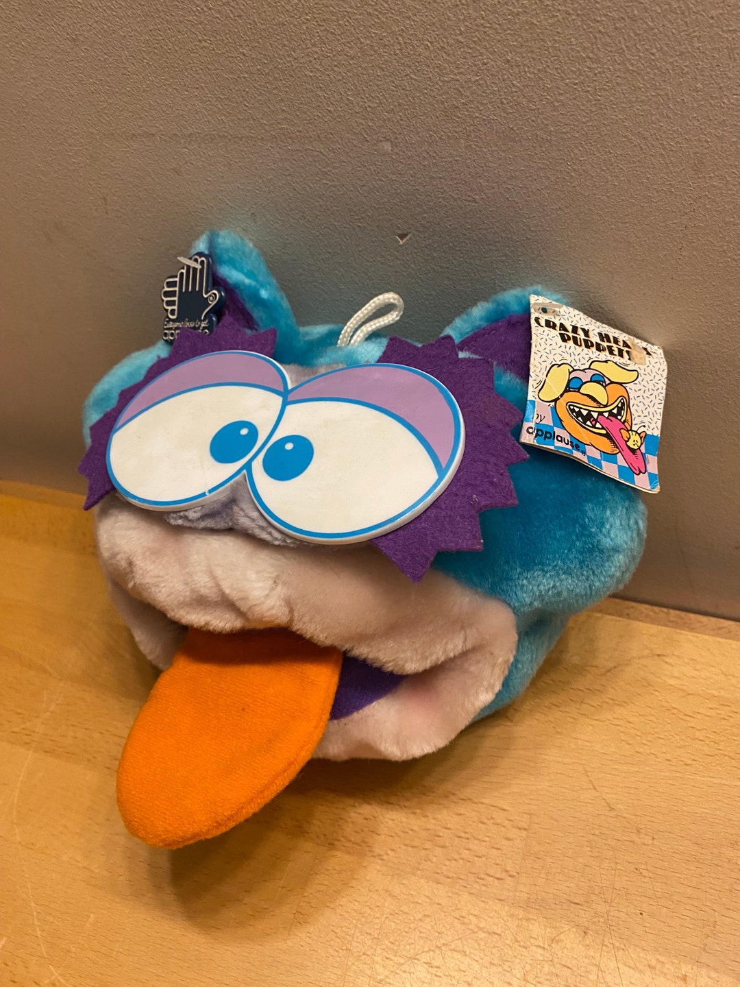Rare 1988 Zelda Applause Crazy Heads Puppet With Original Paper Swing ...