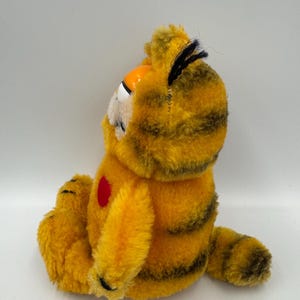 Garfield Miss You With Heart Cat Vintage Retro Soft Plush Toy Made by ...