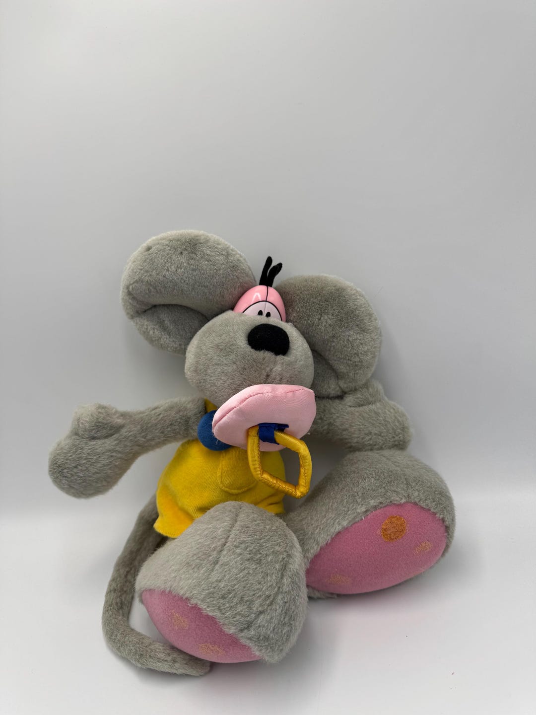 Retro 1990s Diddl Mouse Soft Toy, Velcro Dummy. Endearing Vintage Gift ...