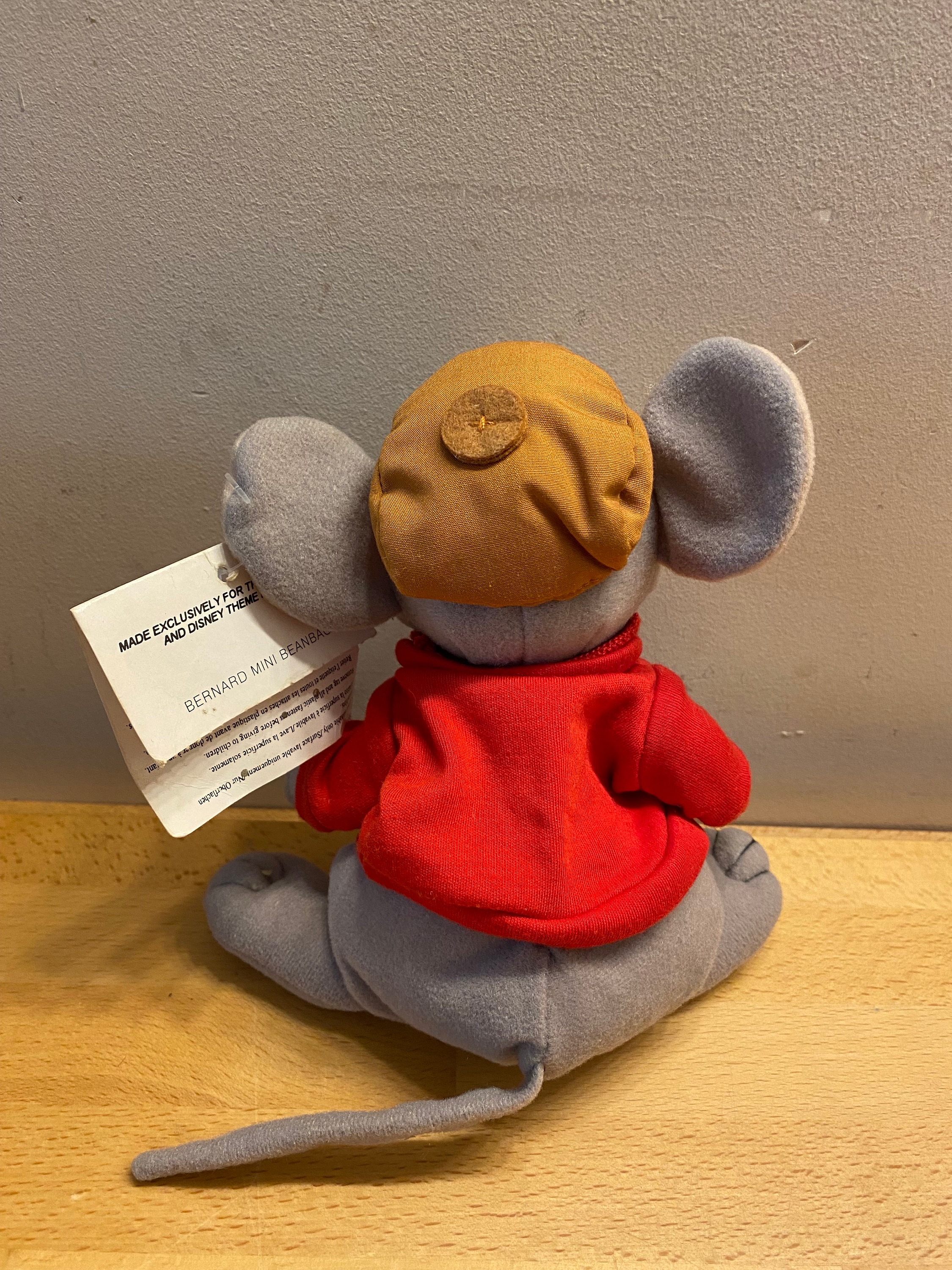 Rescuers Bernard Mini Bean Bag Mouse Soft Plush Toy From - Etsy