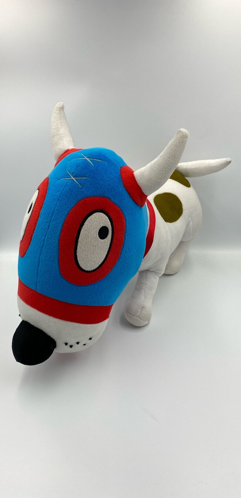 2004 mucha Lucha Wrestling Dog Soft Toy, by Quiron Famosa, Unusual Hard ...