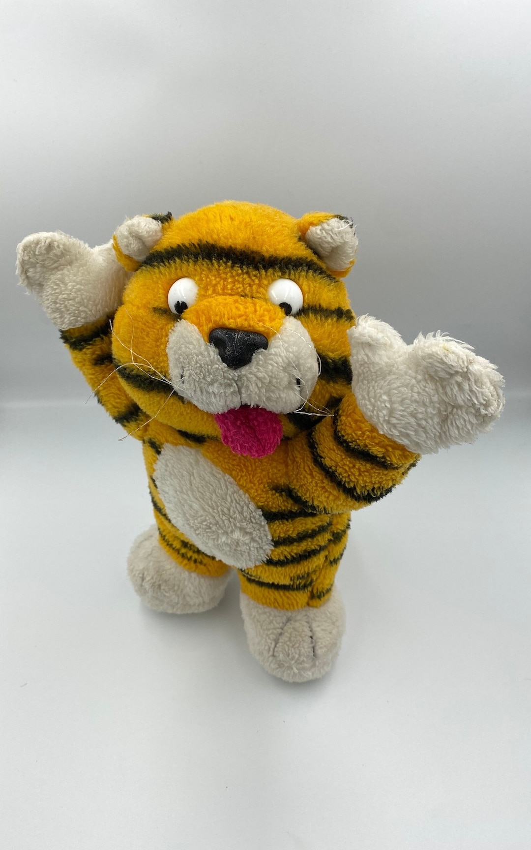 Vintage Tiger Soft Plush Toy, Standing, Unusual, 1980s/1990s - Etsy
