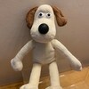 1991 Toymaster Retro Soft Toy Dog. Standing With Bright Yellow Outfit ...