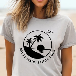 Salty Svg, Salty Hair Svg, Sandy Svg, Sandy Toes, Beach Svg, Palm Trees ...