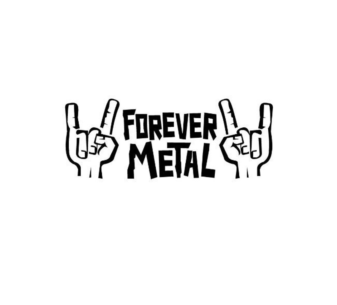Forever Metal Svg, Heavy Metal Svg, Metal Hands Svg, Metal Svg, Concert ...