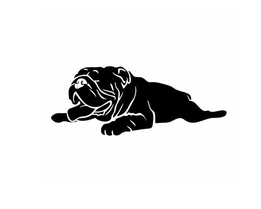 Bulldog Svg Bull Dog Svg Dog Svg Vector File in SVG DXF - Etsy