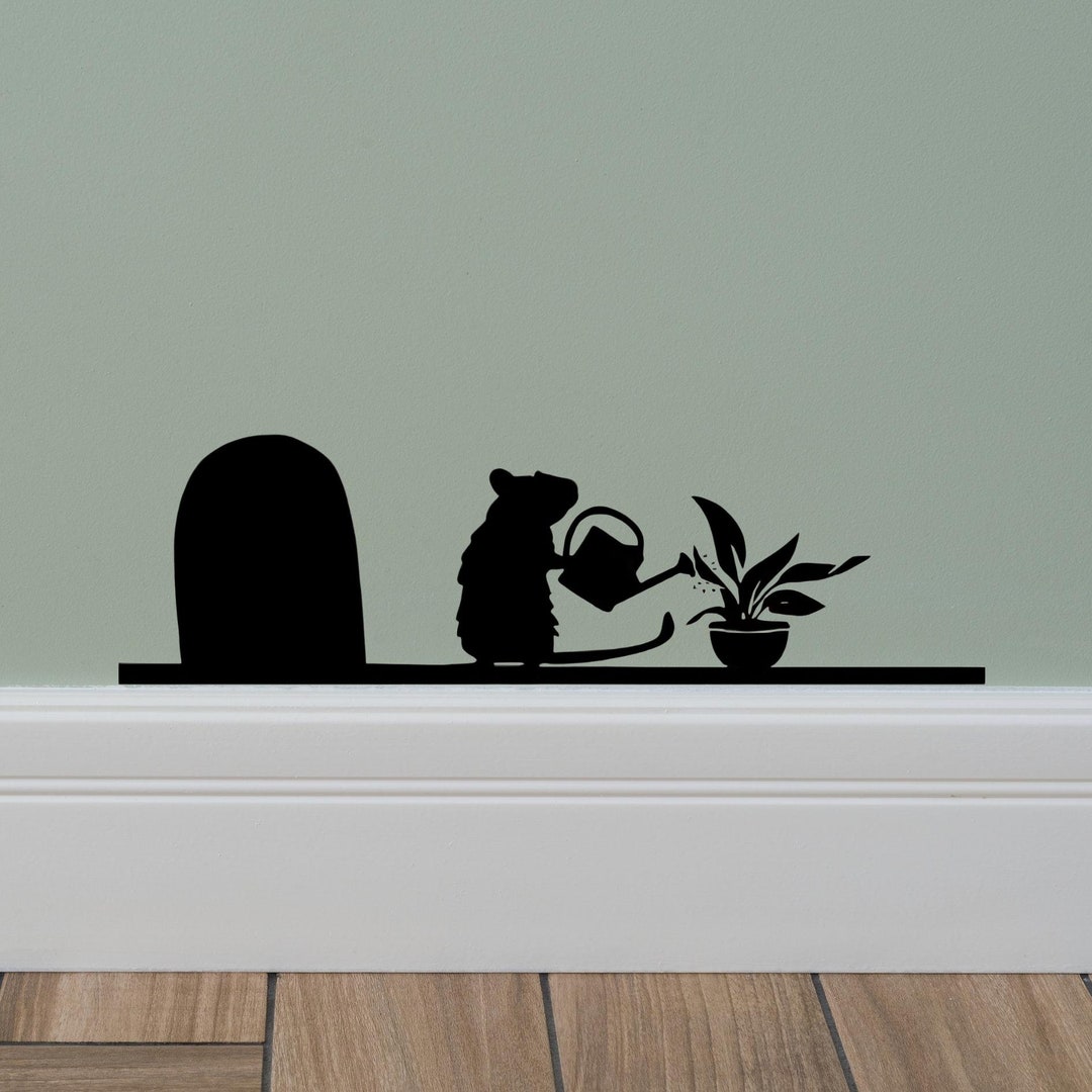 Mousehole Svg, Mouse Svg, Mouse Hole Svg, Mouse Watering Plant Svg ...