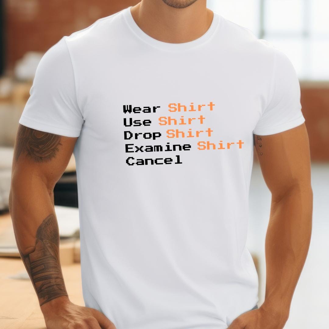 Wear Shirt Svg, Use Svg, Drop Svg, Examine Svg, Cancel Svg, Gamers Shirt Svg, Gaming Svg, Old ...