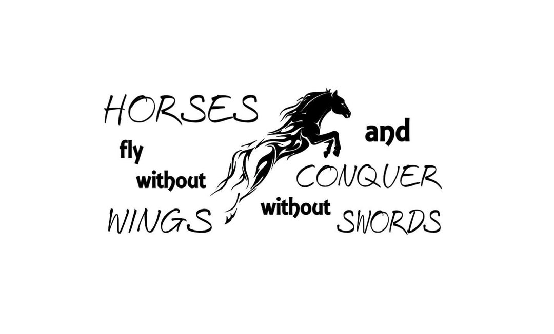 Horses Svg Conquer Svg Horse Svg Animal Svg T-shirt Svg - Etsy
