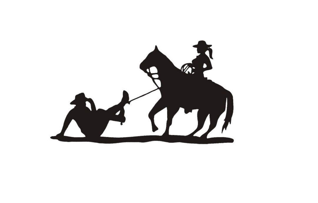 Woman Lassoes Man Svg, Cowgirl Roping Svg, Western Svg, Rodeo Svg ...