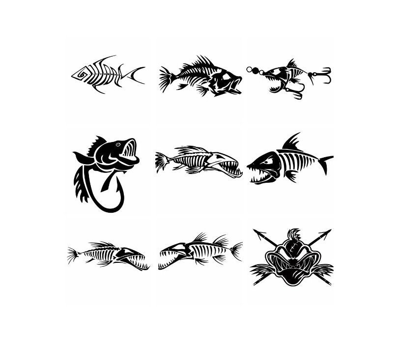 Catfish Skeleton Logo