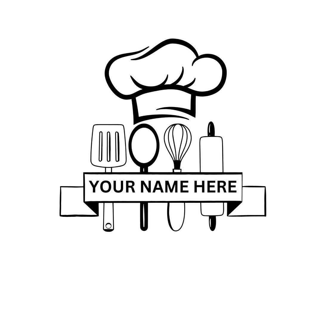 Chef Svg, Chef Clipart, Cooking Svg, Utensils Svg, Kitchen Svg, Kitchen ...