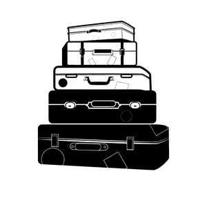 Luggage Svg, Vintage Luggage Svg, Suitcase, Travel Svg, Suitcases Svg ...