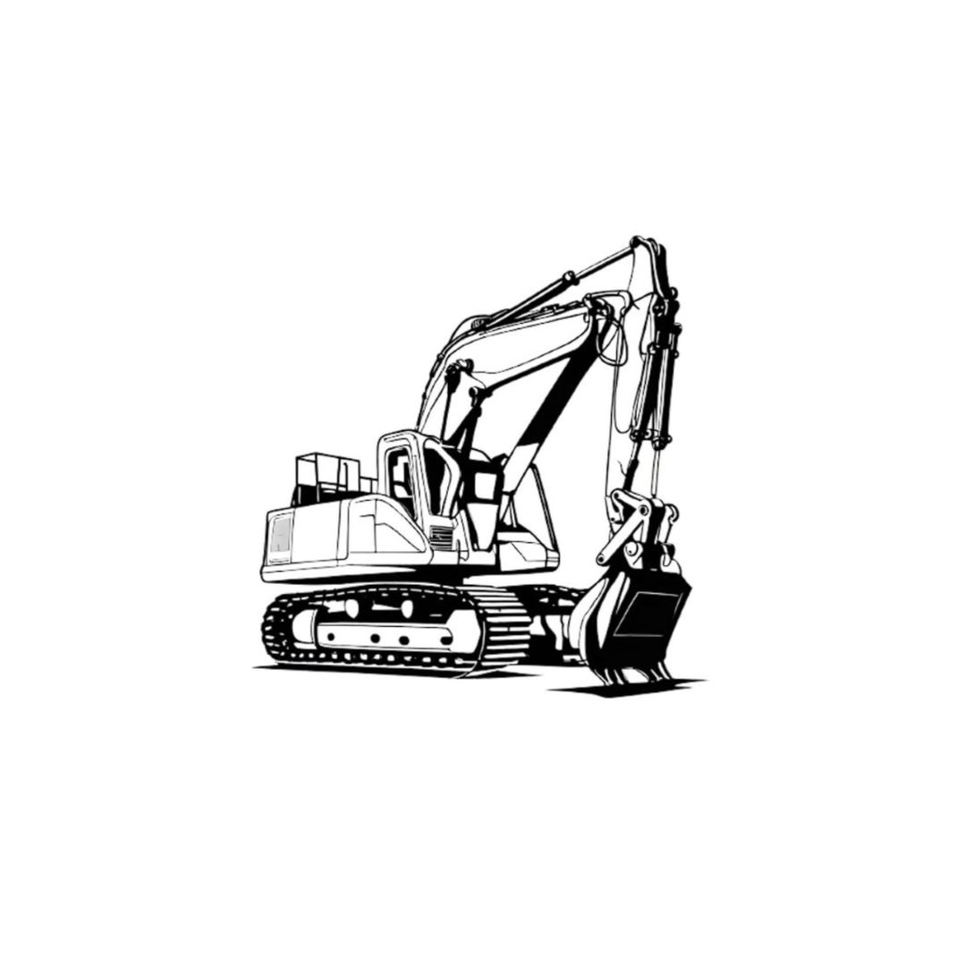 Excavator Svg, Excavator Truck Svg, Big Truck Svg, Truck Svg, Big Truck ...