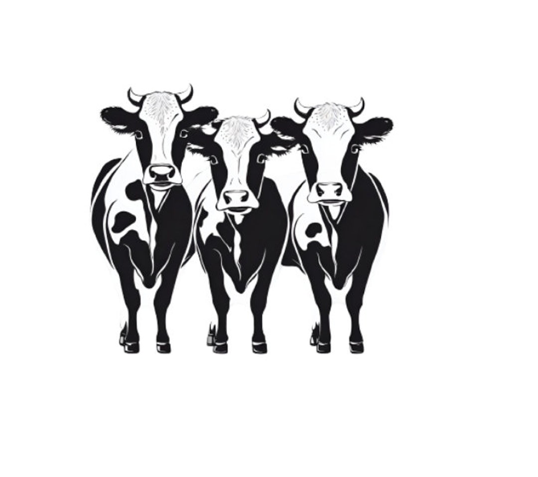 Cows Svg, Farm Svg, Farm Animals Svg, Country Svg Vector File in SVG ...