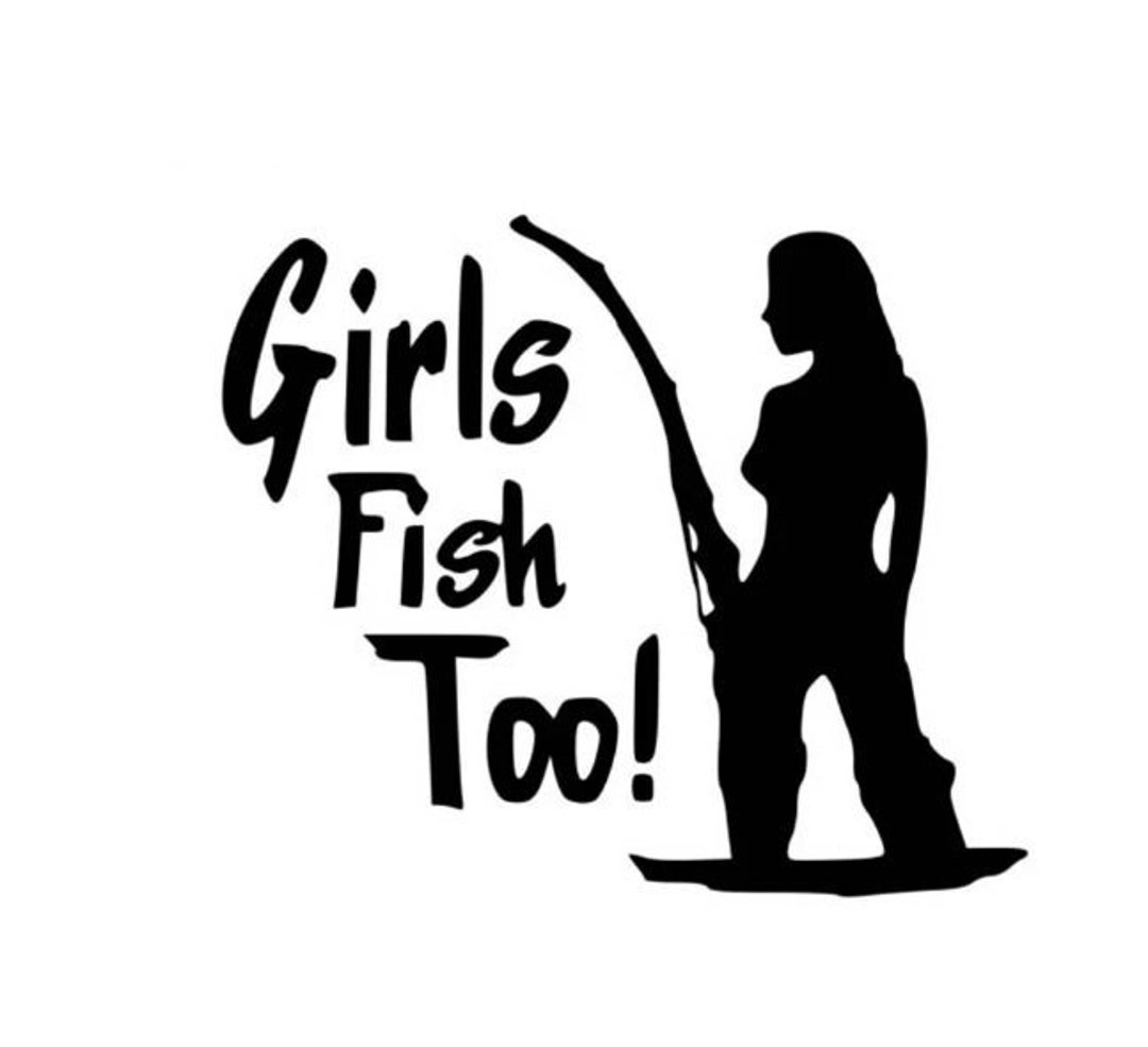 Girls Fish Too Svg, Fishing Svg, Women Sports Svg, Fish Svg, Fishing ...