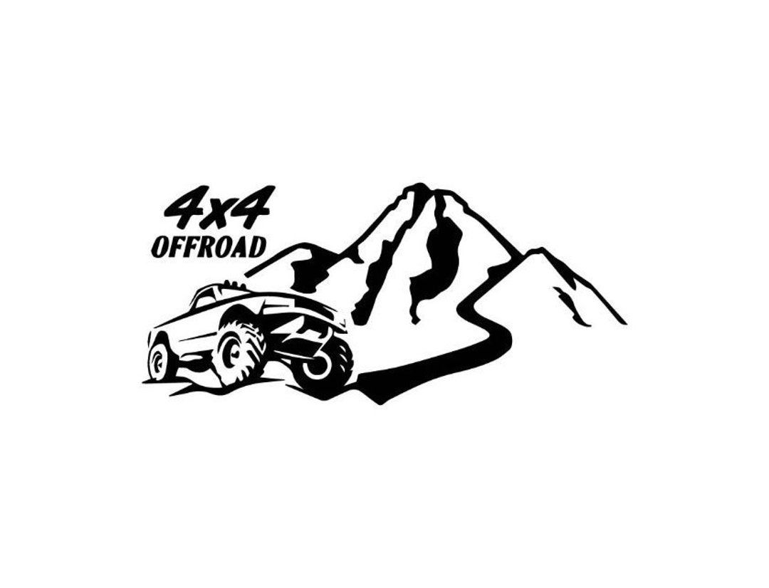 4x4 Svg, off Road Svg, Offroad Svg, Offroad Vehicle Svg, Vector File in ...