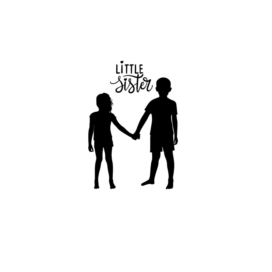 Little Sister Svg, Sister Svg, Big Brother Svg, Brother and Sister Svg ...